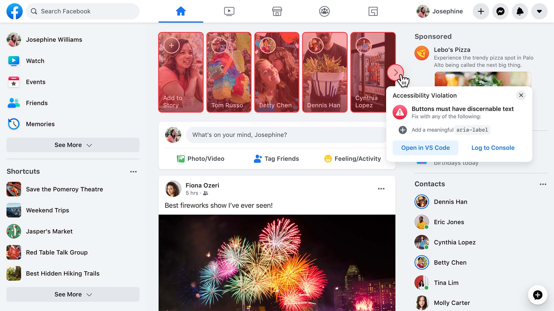 Building greater accessibility into Facebook.com - Engineering at Meta