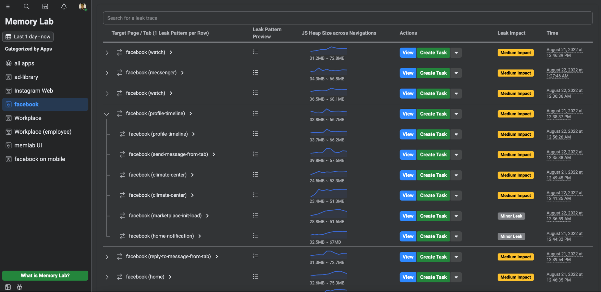 MemLab: An open source framework for finding JavaScript memory leaks